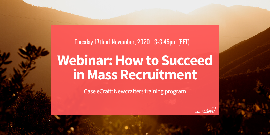 Webinar: How to succeed in mass recruitment - Tuesday 17th of November ...